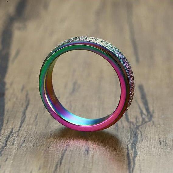 Multichrome Rainbow Spinner Ring – The Rainbow Locker